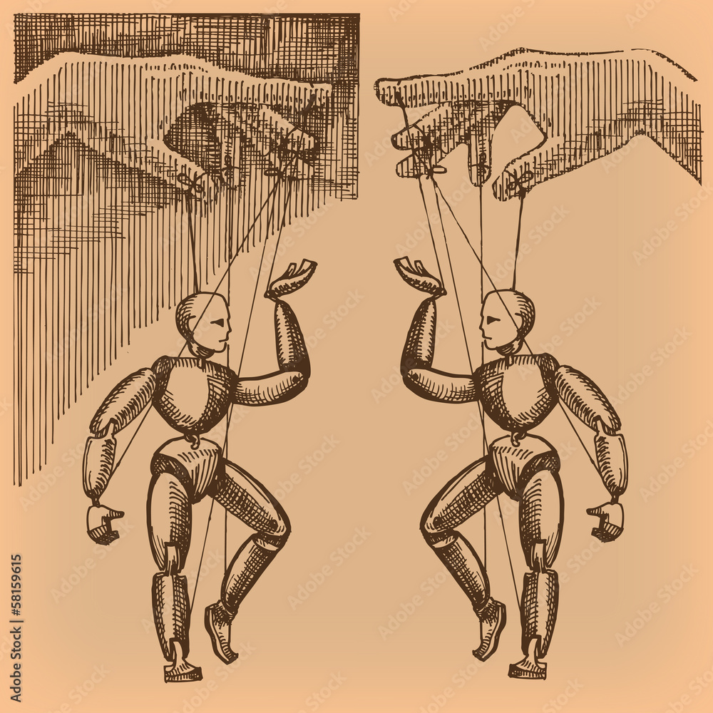 Puppet. Vector format Stock Vector | Adobe Stock