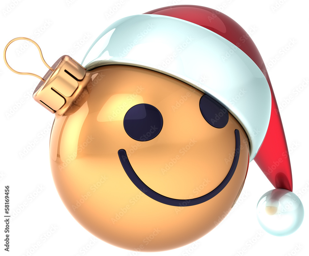 Christmas Happy Faces Clip Art
