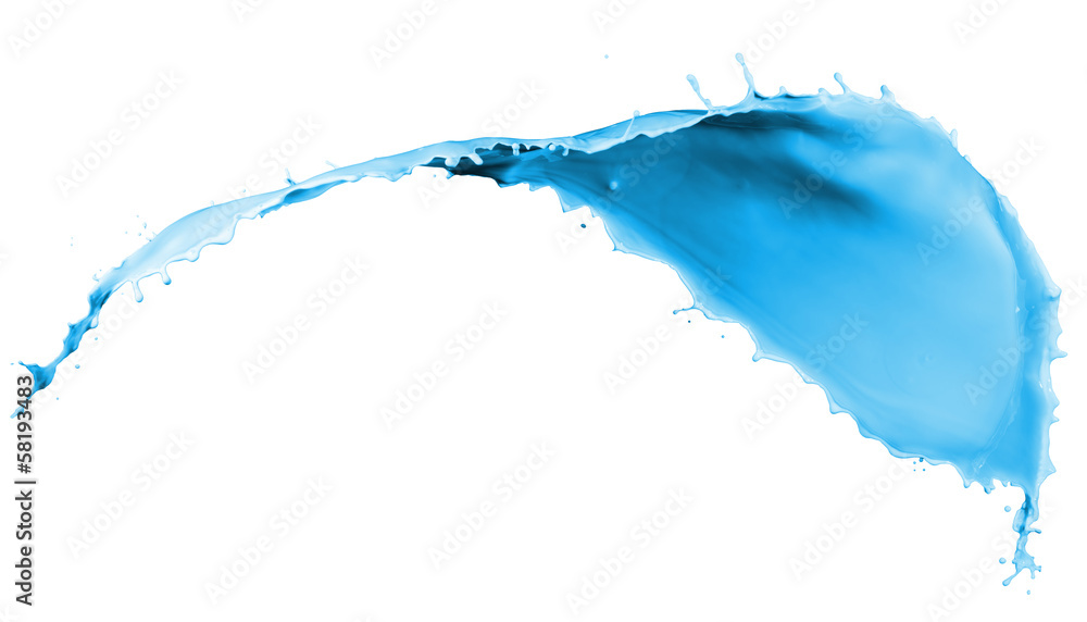blue paint splash Stock Photo | Adobe Stock