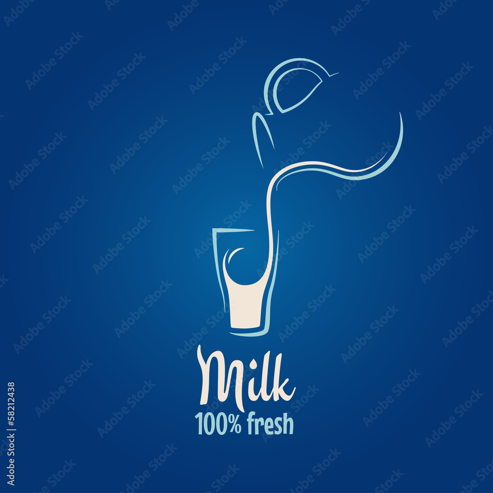 milk design background Stock Vector | Adobe Stock