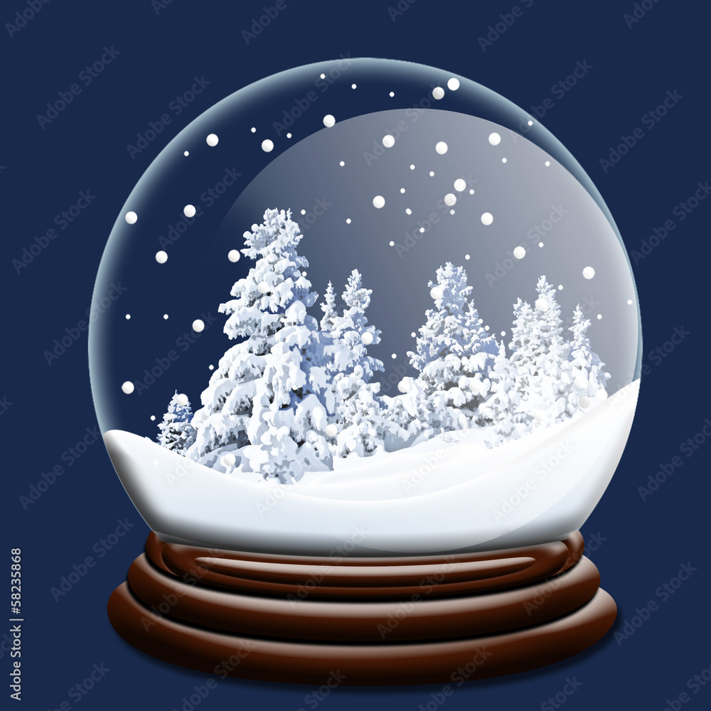 Winter Snow Globe