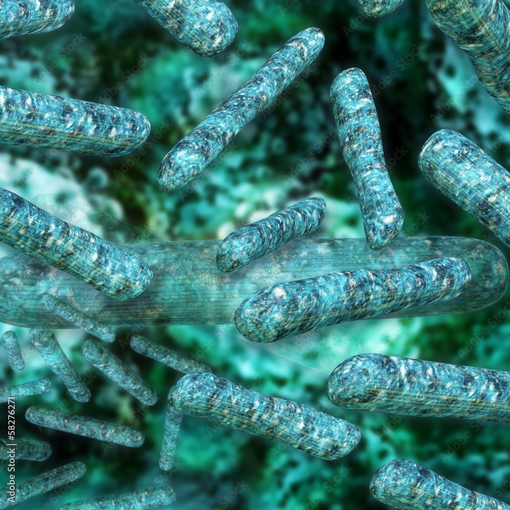 Legionellen - 3D Render Stock-Illustration | Adobe Stock