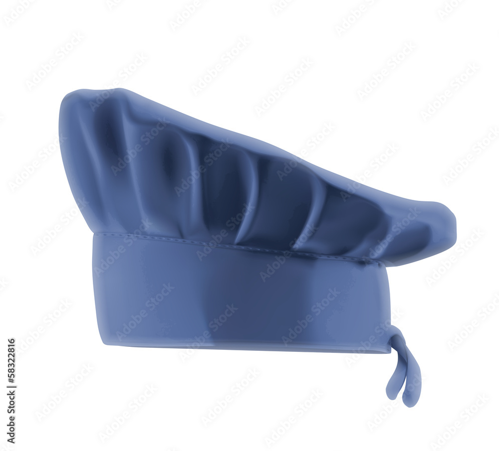 Blue chef hat Stock Vector | Adobe Stock