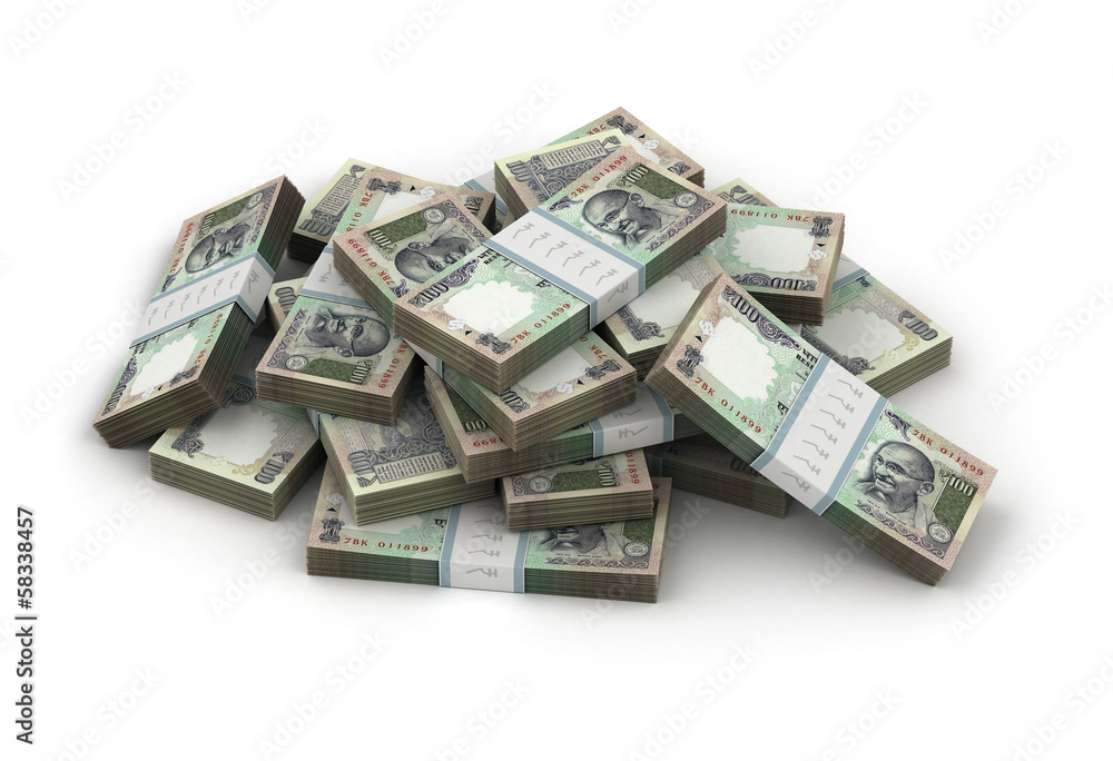 Indian Rupee Stacks