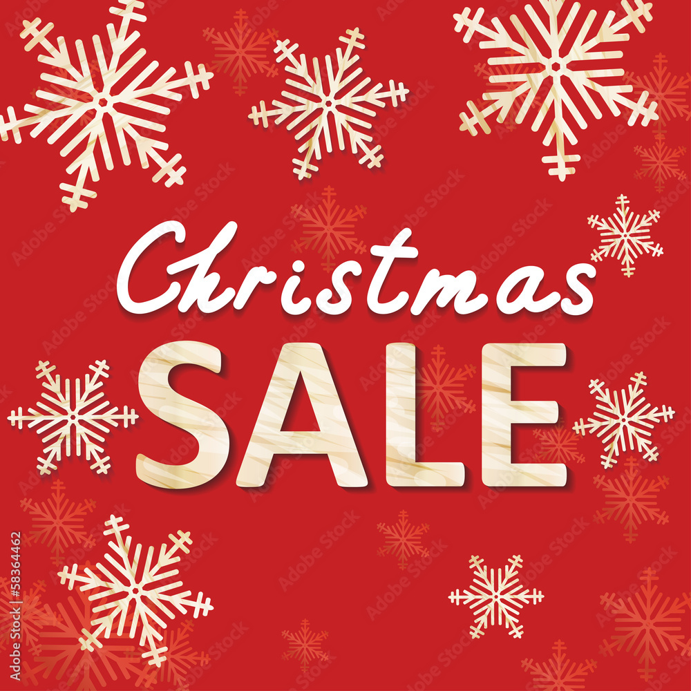 Christmas sale Stock Vector | Adobe Stock
