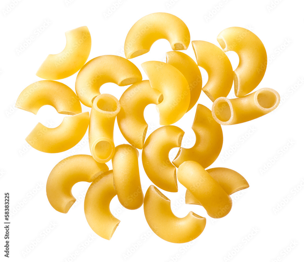 Shell. Pasta isolated on white background Stock Photo | Adobe Stock