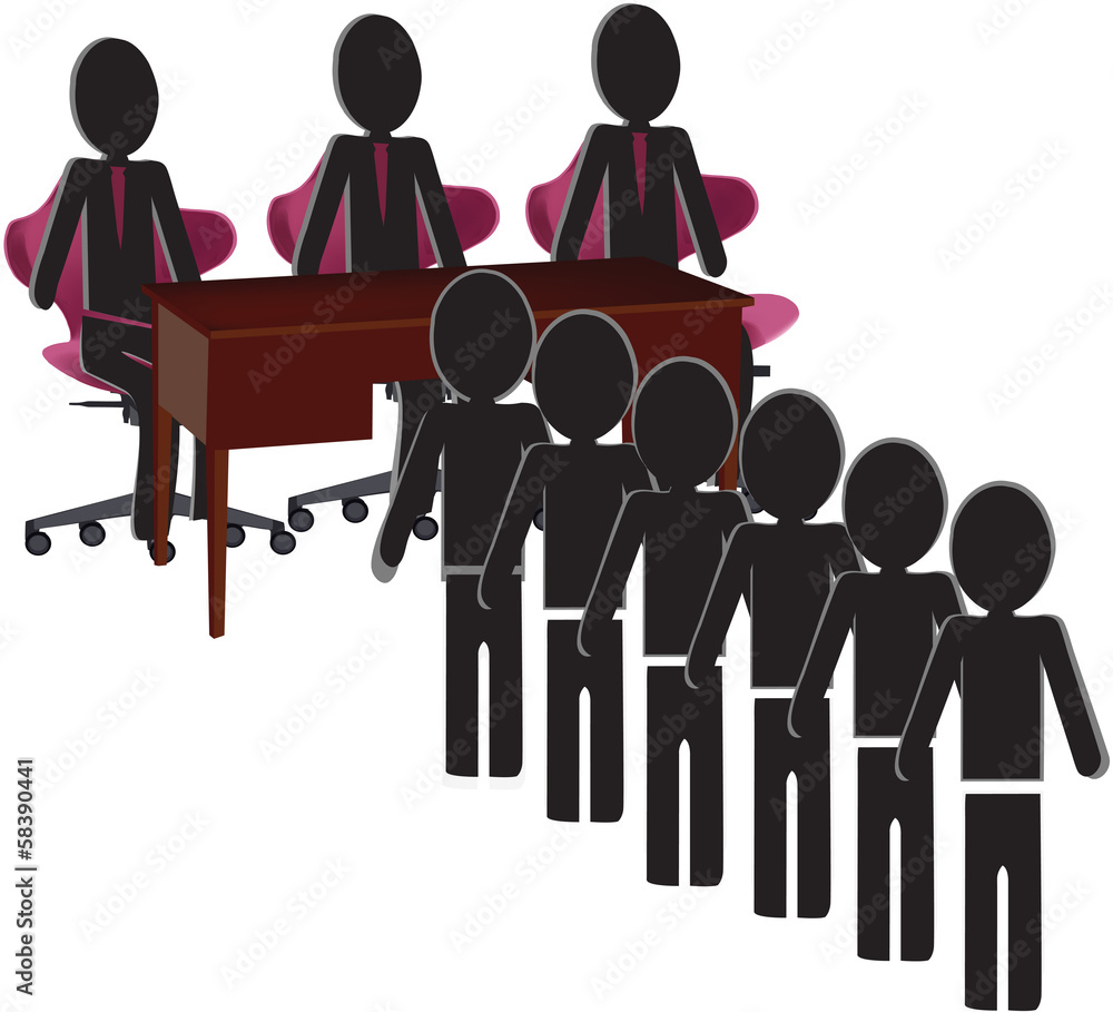 Vettoriale Stock colloquio di lavoro | Adobe Stock