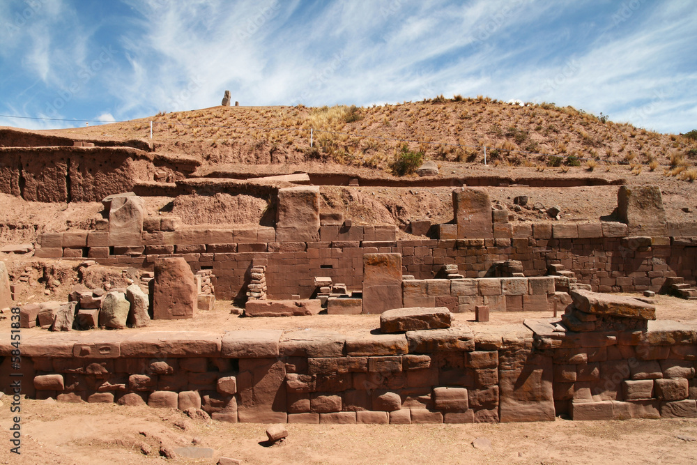 Kalasayaya temple, Tiahuanaco, Bolivia Stock Photo | Adobe Stock