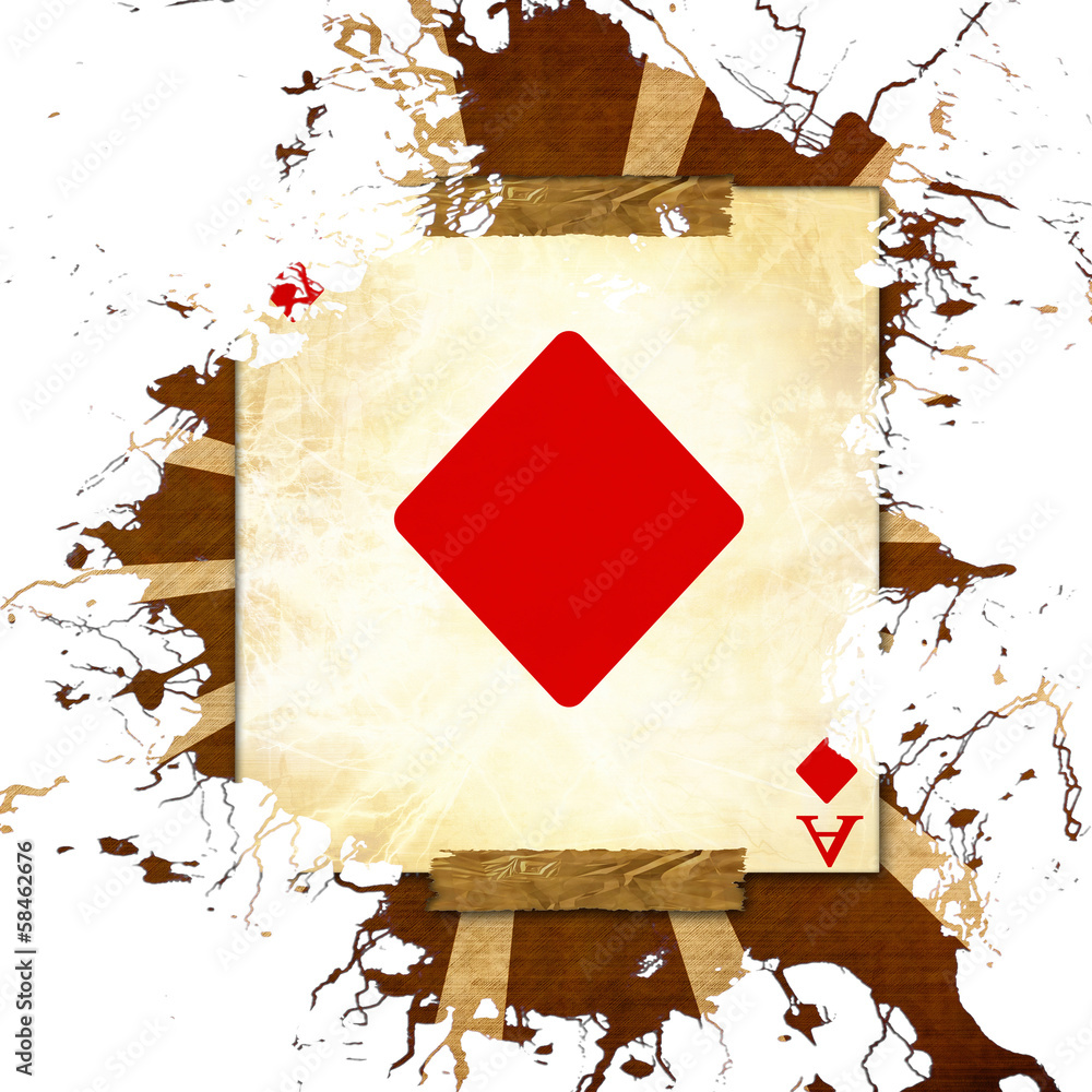 old playing card Stock Illustration | Adobe Stock