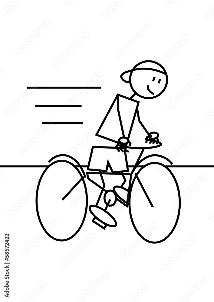 Stick Figure Cycling - Stock - GamesAgeddon