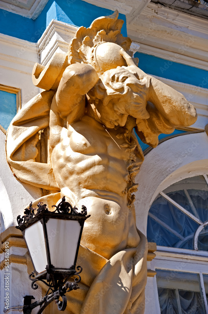 Atlantis Statue. St Petersburg, Russia Stock Photo | Adobe Stock