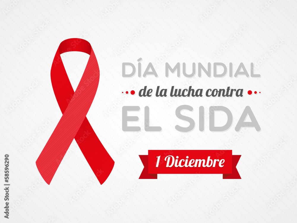 Día Mundial de la Lucha contra el Sida Stock Vector | Adobe Stock