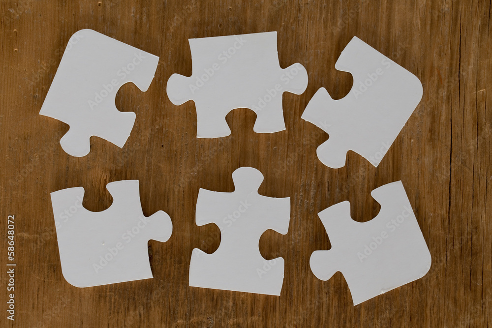 einzelne puzzleteile Stock-Foto | Adobe Stock