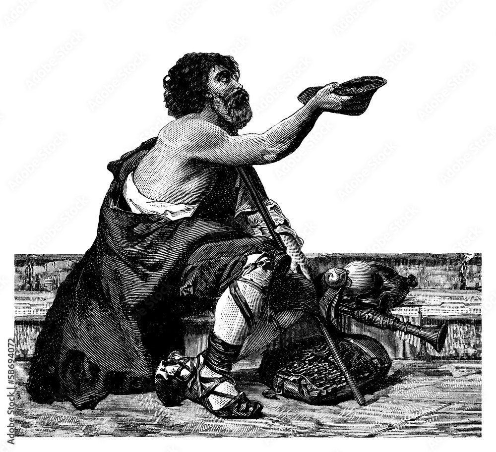 Poster Beggar - Mendiant - Bettler – Wall Art | UkPosters