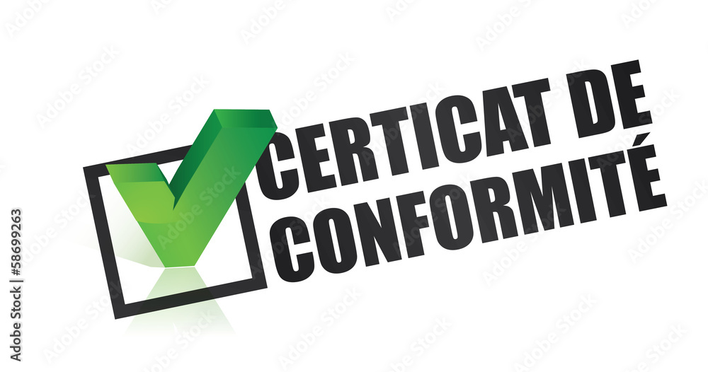 certifié conforme, certificat de conformité Stock Vector | Adobe Stock