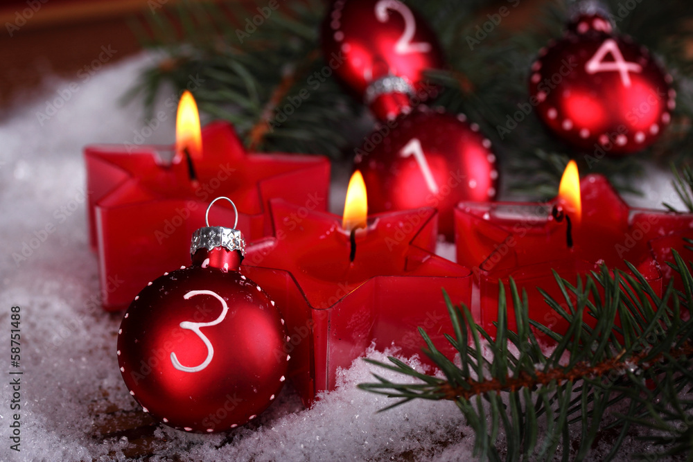 dritter advent Stock Photo | Adobe Stock