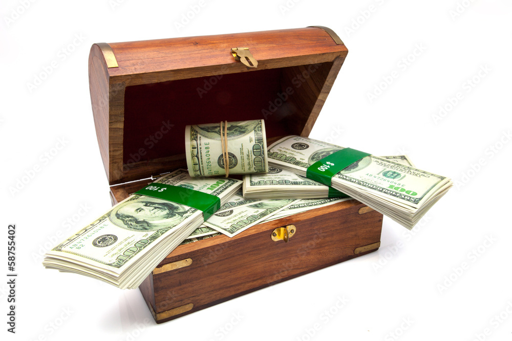 cofre del tesoro Stock Photo | Adobe Stock