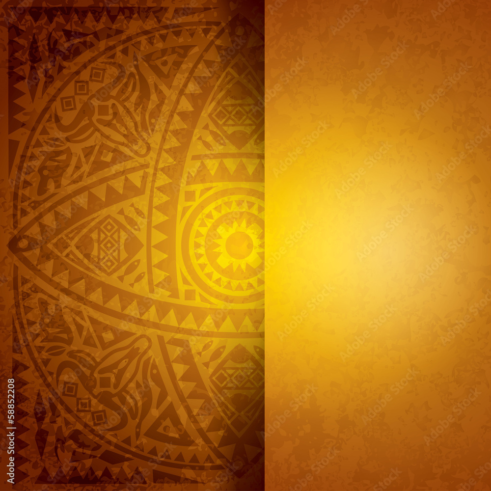 African art background for cover design. Stock Vector | Adobe Stock