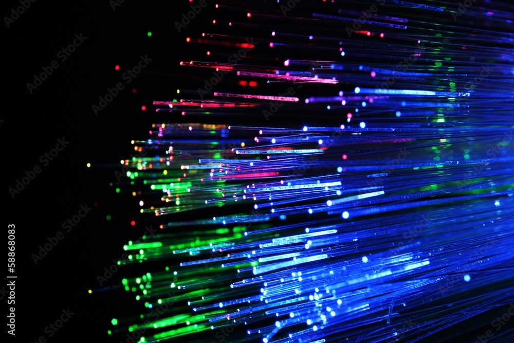 FIber optics Stock Photo | Adobe Stock