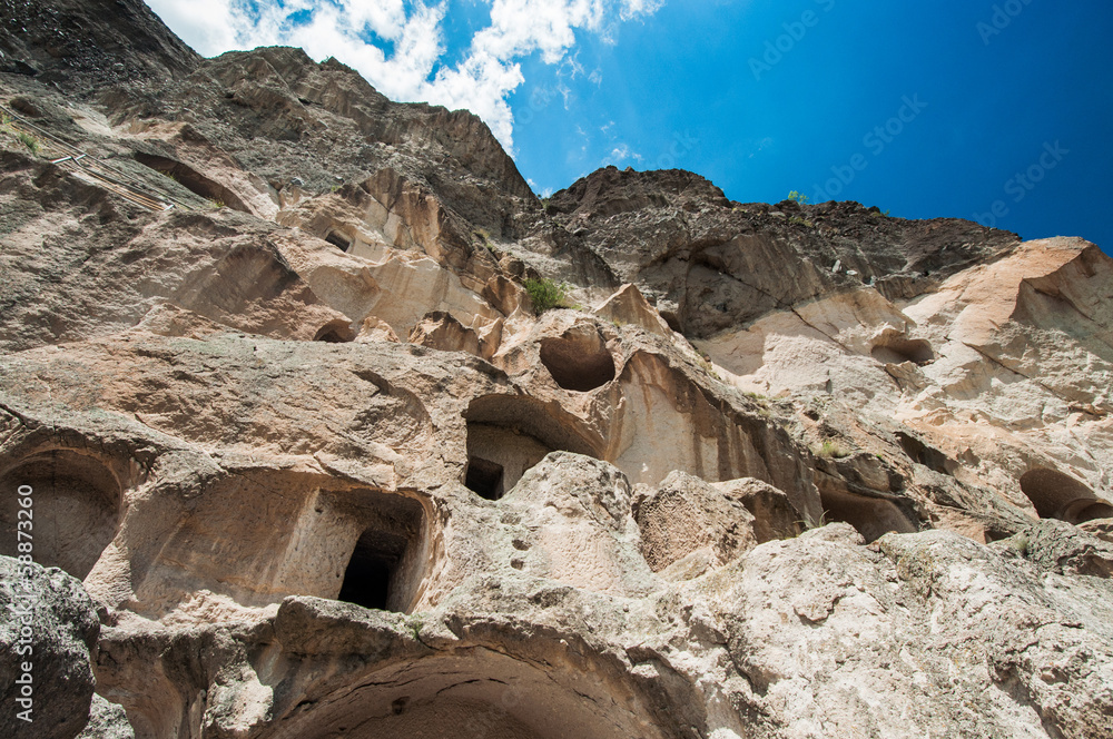 Rock cut architecture structure - ancient art. Stock Photo | Adobe Stock