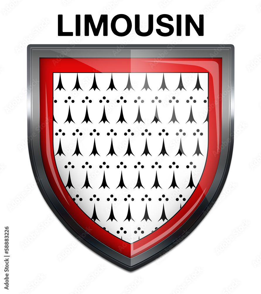 Blason Limousin Stock Illustration | Adobe Stock