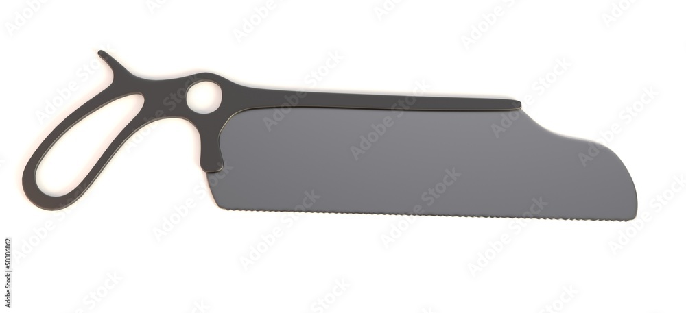 realistic 3d render of bone saw Stock Illustration | Adobe Stock