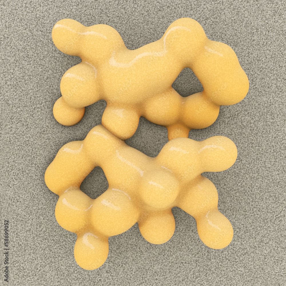 Fat cells - 3D Rendering Stock Illustration | Adobe Stock