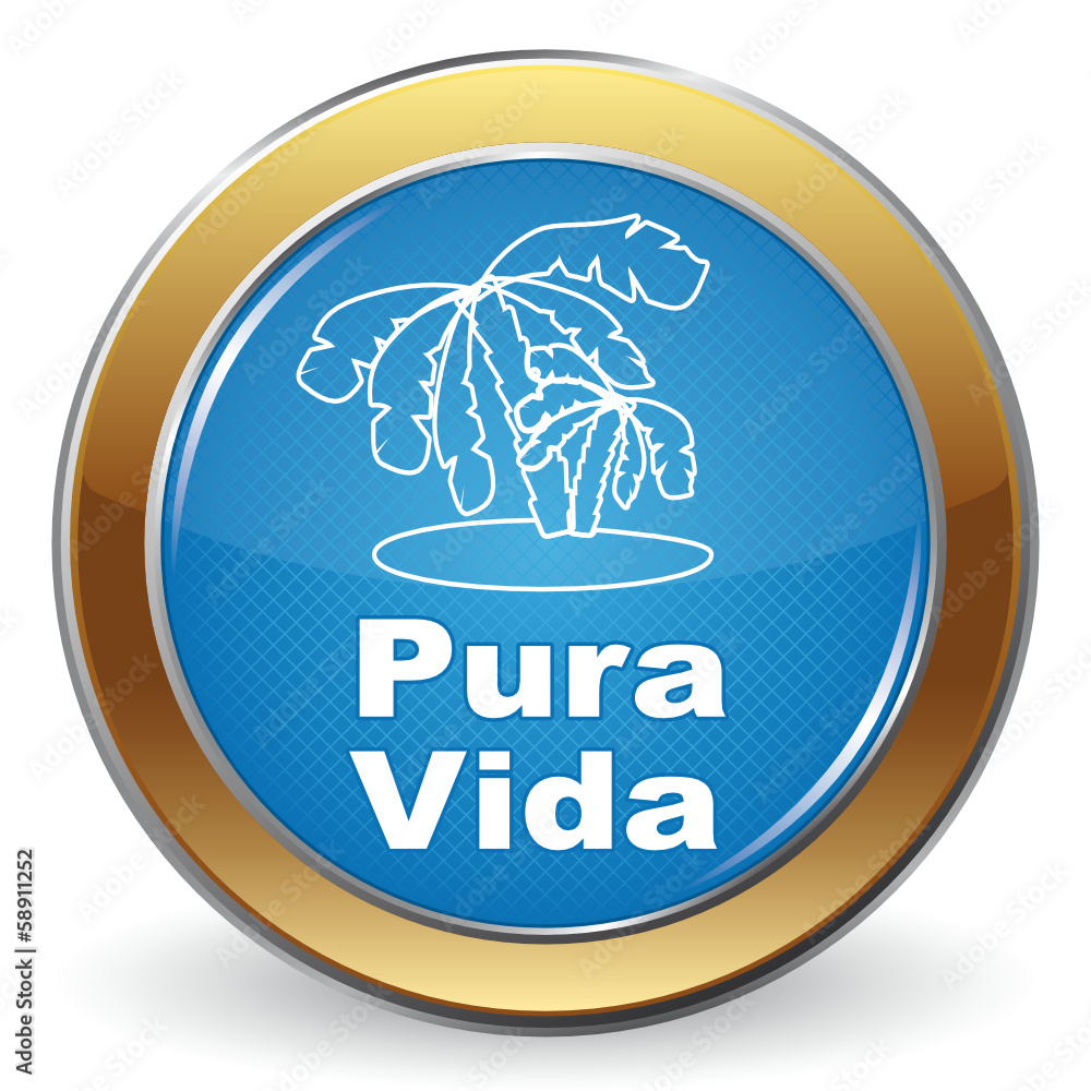PURA VIDA ICON Stock Vector | Adobe Stock
