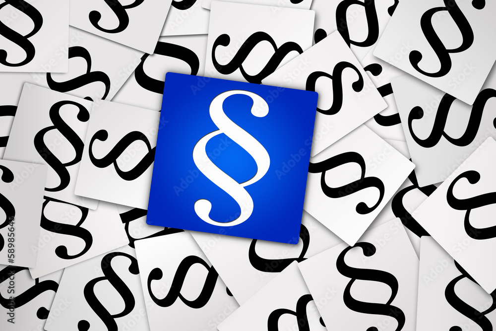 Paragraf blau Stock-Illustration | Adobe Stock