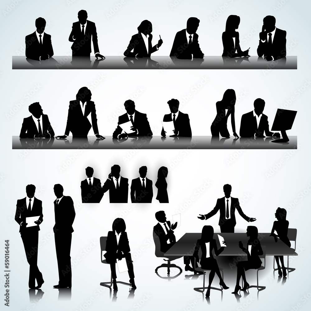 Office people Stock Vector | Adobe Stock