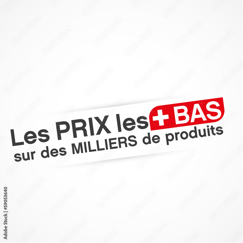 les prix les plus bas Stock Vector | Adobe Stock