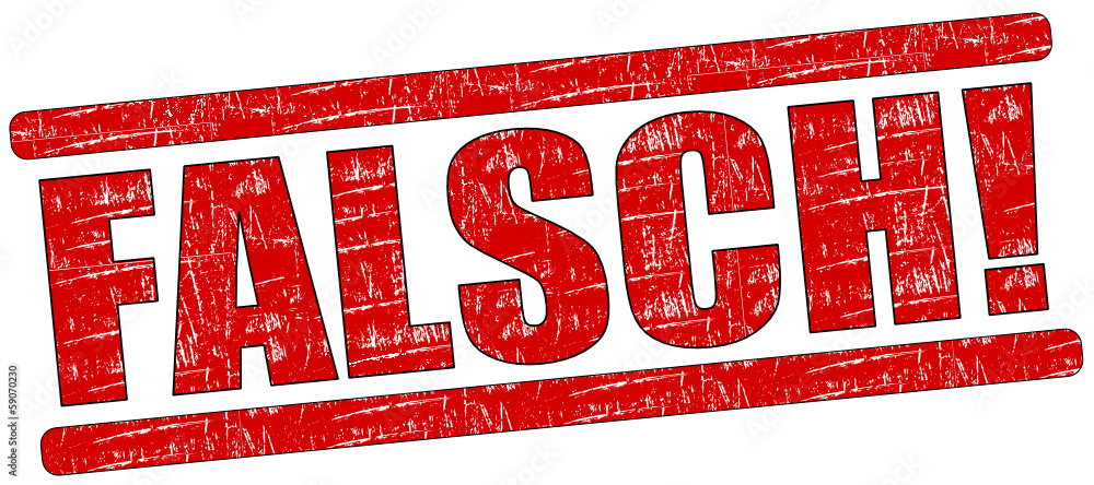 Falsch Stempel rot #131204-svg02 Stock Vector | Adobe Stock