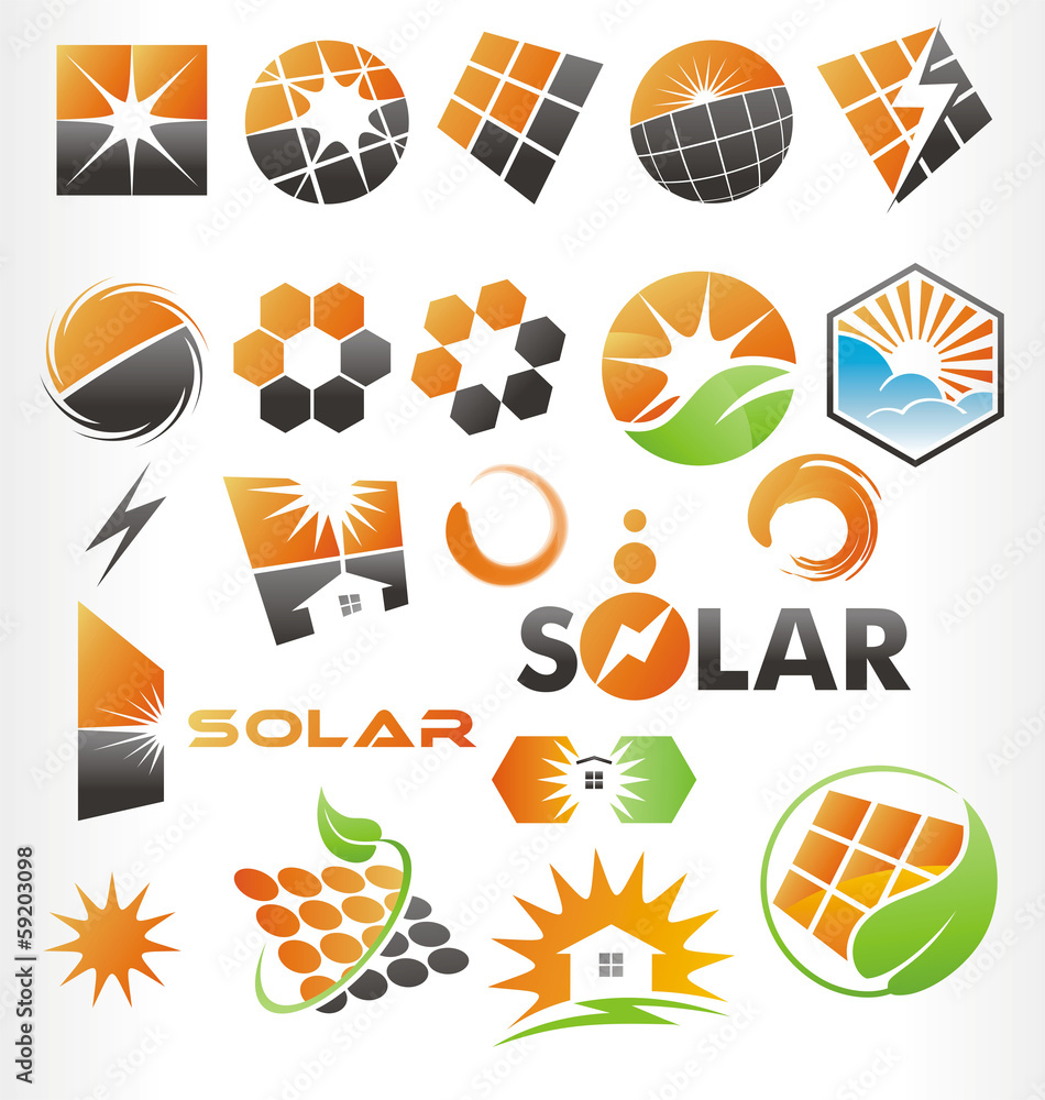 solar Stock Vector | Adobe Stock
