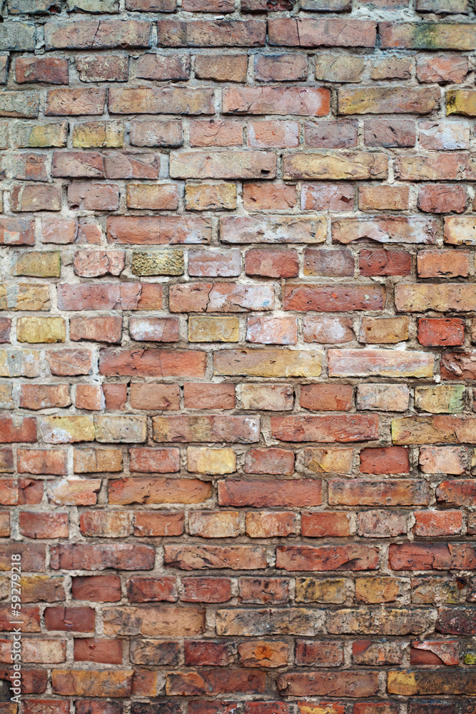 Ziegelmauer Hintergrund Stock Photo | Adobe Stock