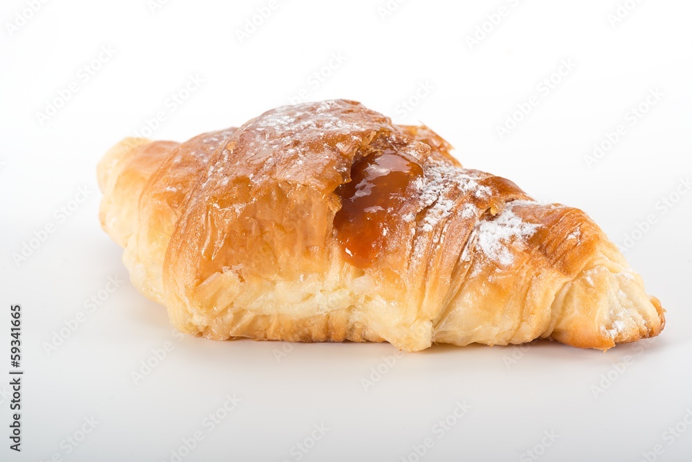 cornetto farcito alla marmellata Stock Photo | Adobe Stock