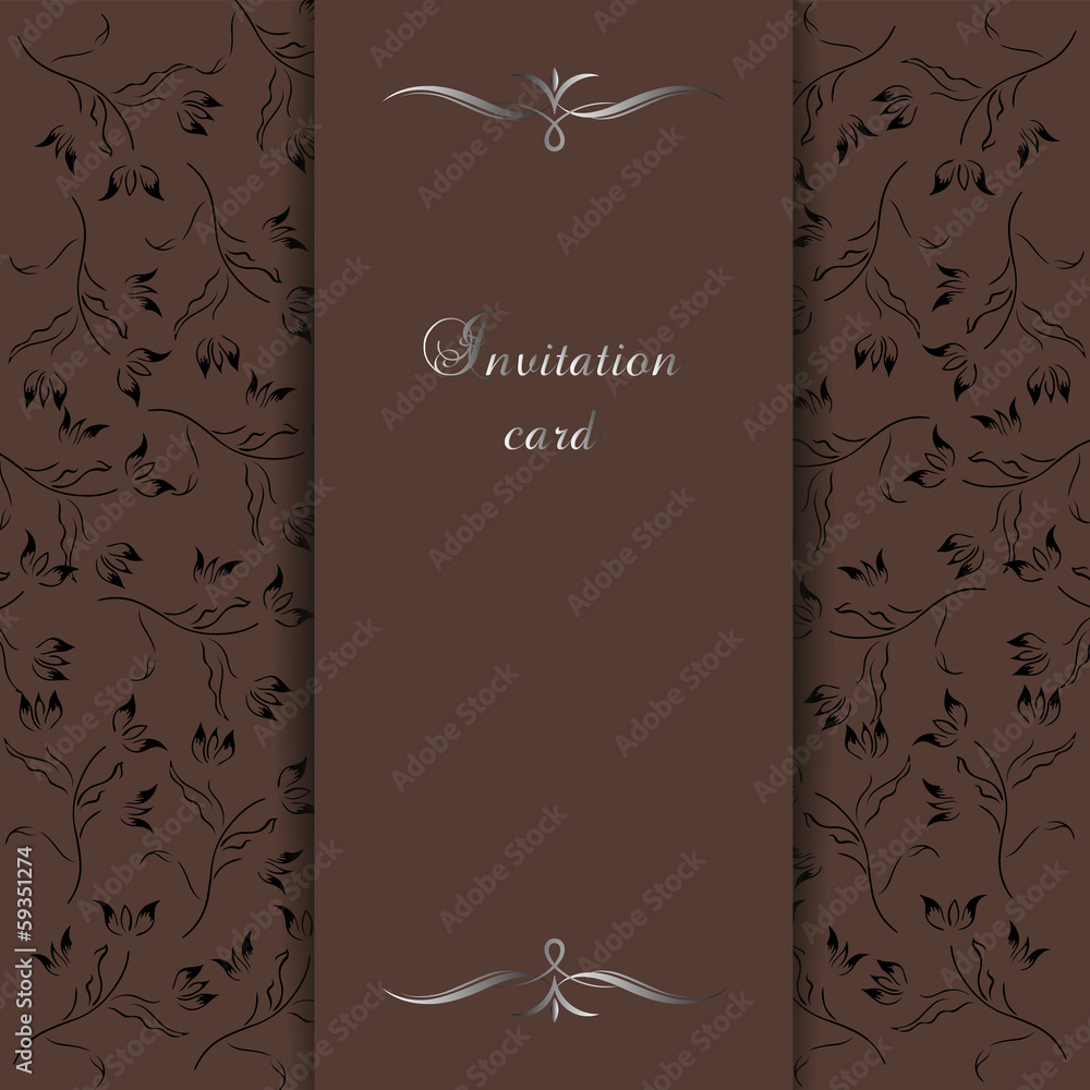 Elegant background for invitation card Stock Vector | Adobe Stock