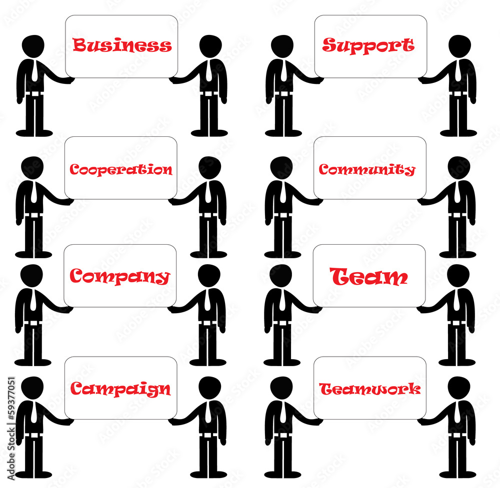 Business signs set Stock Vector | Adobe Stock