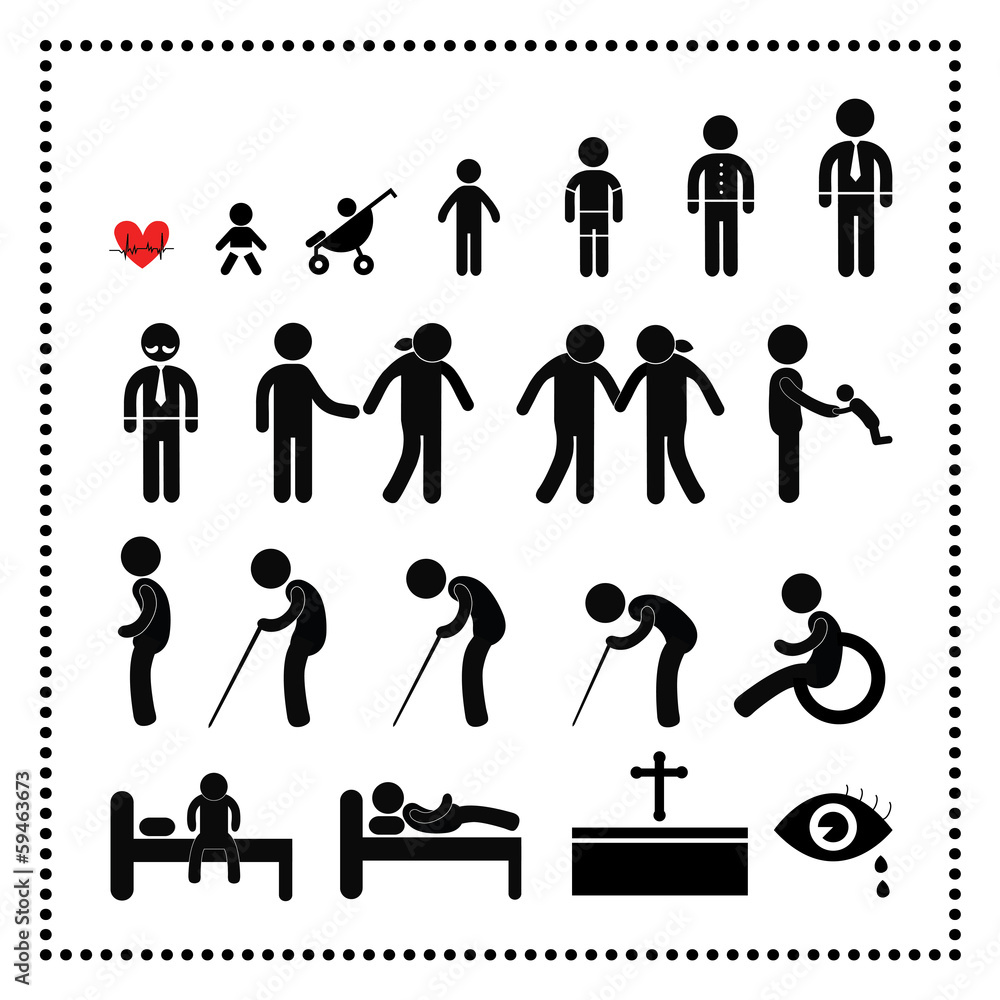 human life symbol Stock Vector | Adobe Stock