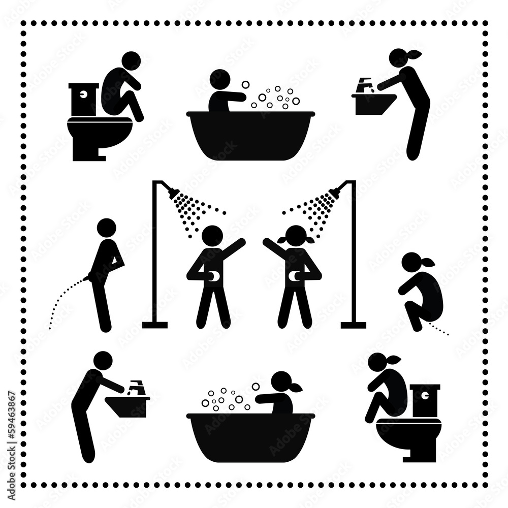 personal hygiene symbol Stock Vector | Adobe Stock