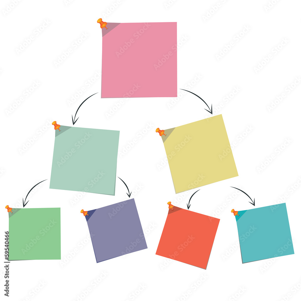 note paper chart, diagram Stock Vector | Adobe Stock