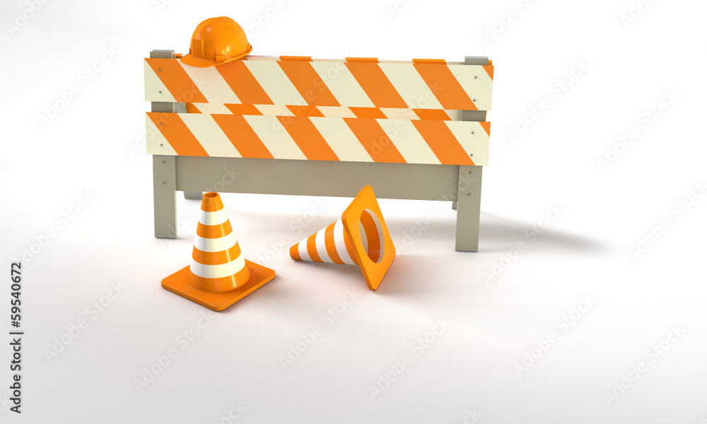 Absperrung Stock-Illustration | Adobe Stock