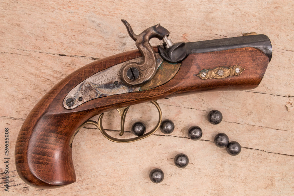 Philadelphia derringer Stock-Foto | Adobe Stock