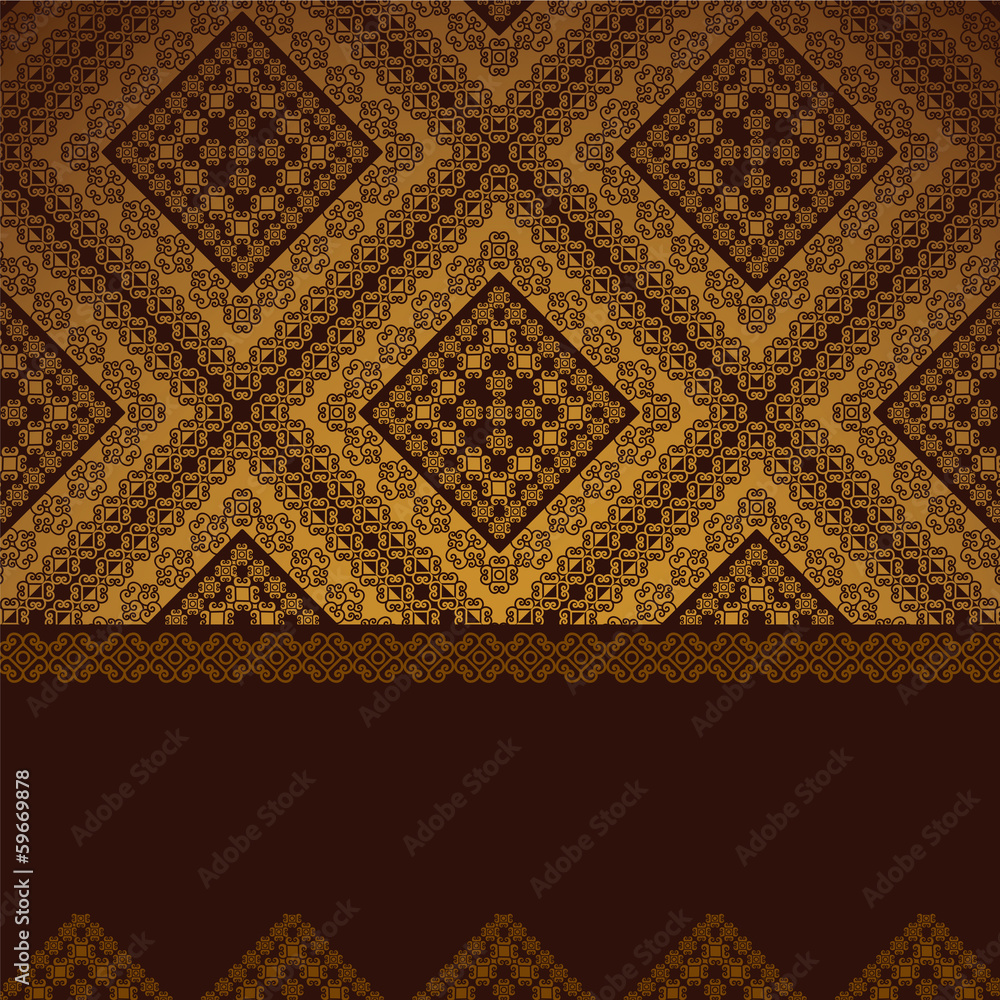 Henna Banner/ Border, Henna inspired Colourful Border - very elaborate ...