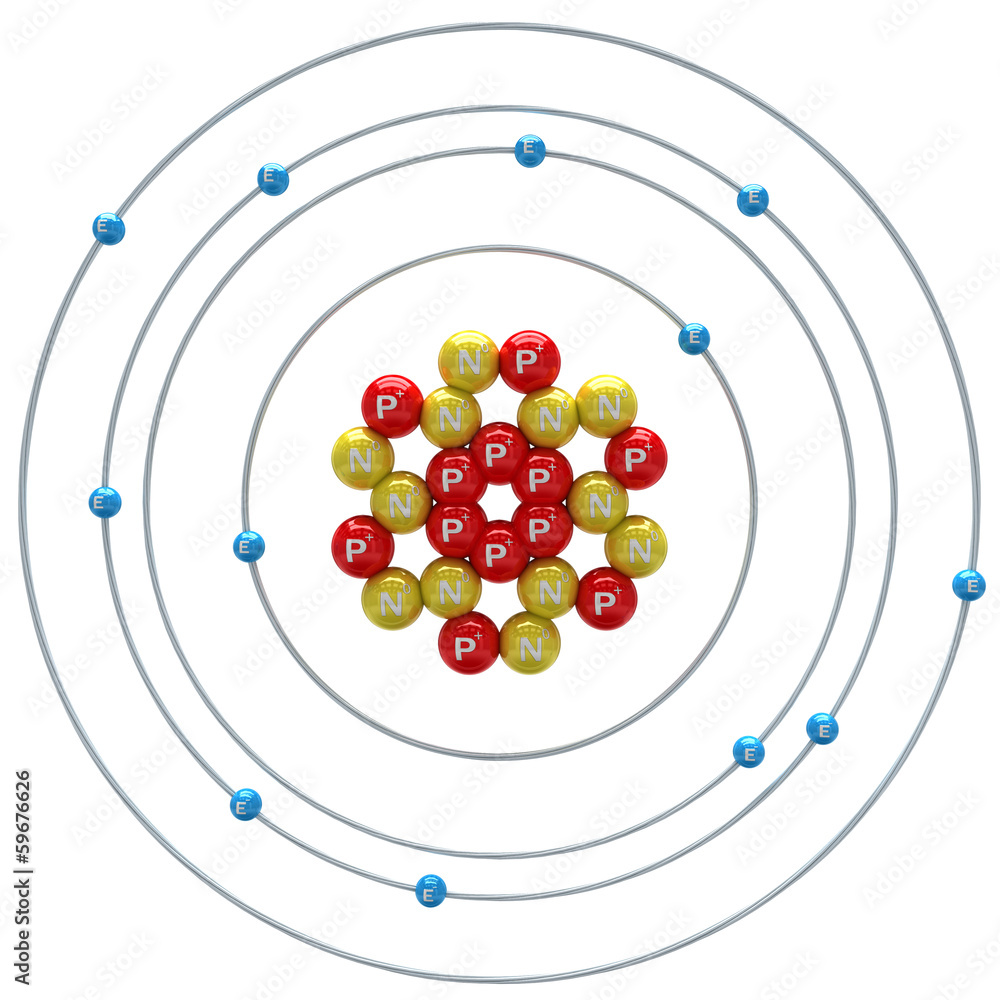 Magnesium Atom 3d Model