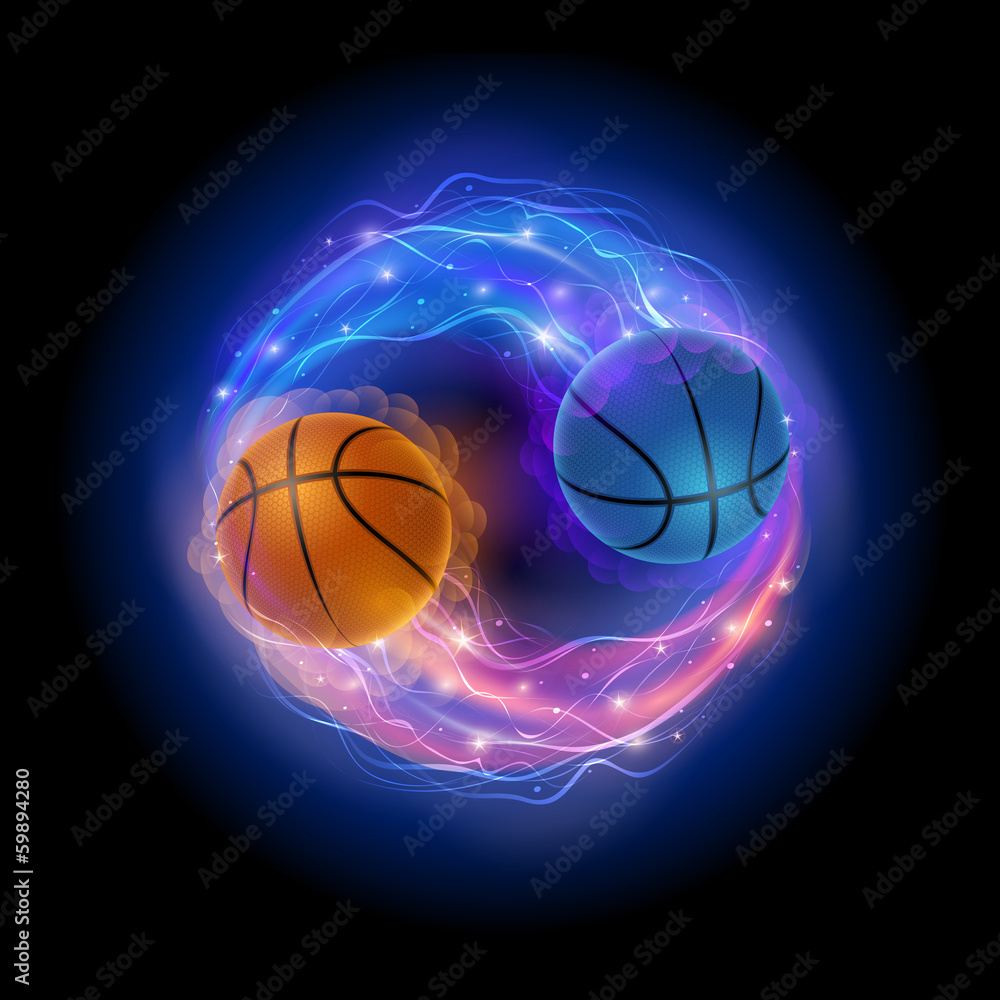 Basketball comet Stock Vector | Adobe Stock