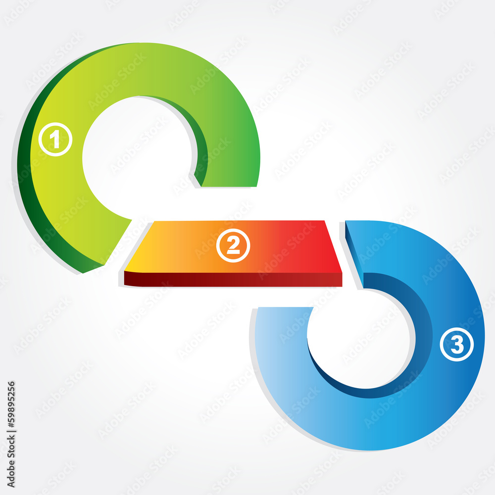 circular loop diagram, business template Stock Vector | Adobe Stock