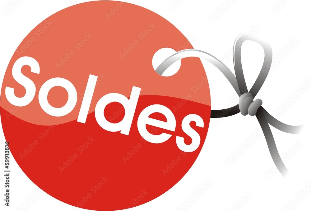 étiquette soldes Stock Vector | Adobe Stock