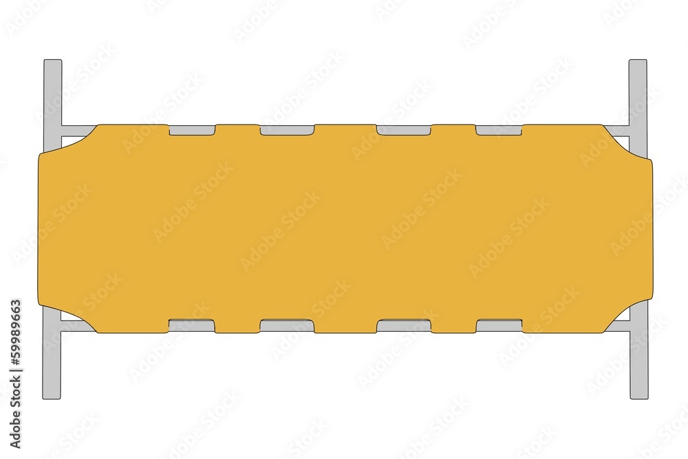 cartoon image of stretcher Stock Illustration | Adobe Stock