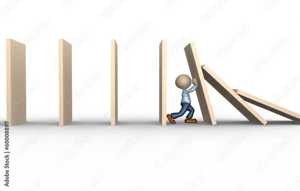 Domino effect Stock Illustration | Adobe Stock
