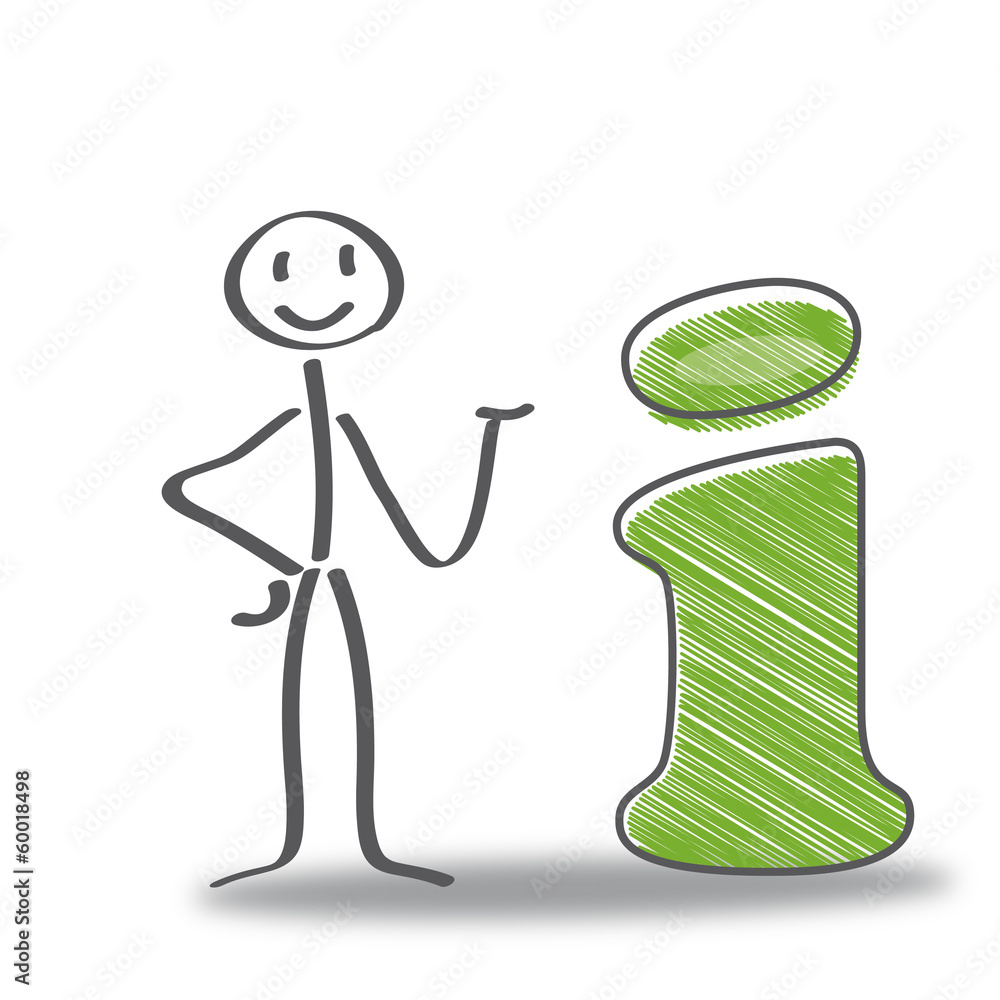 Informieren Männchen Stock Vector | Adobe Stock